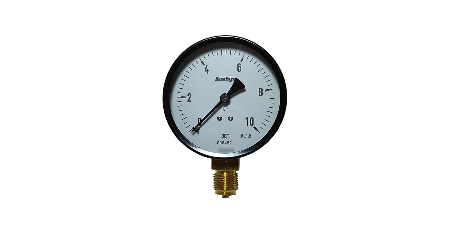 Manometar Fi 100 0-10 bar 1/2`` radialni