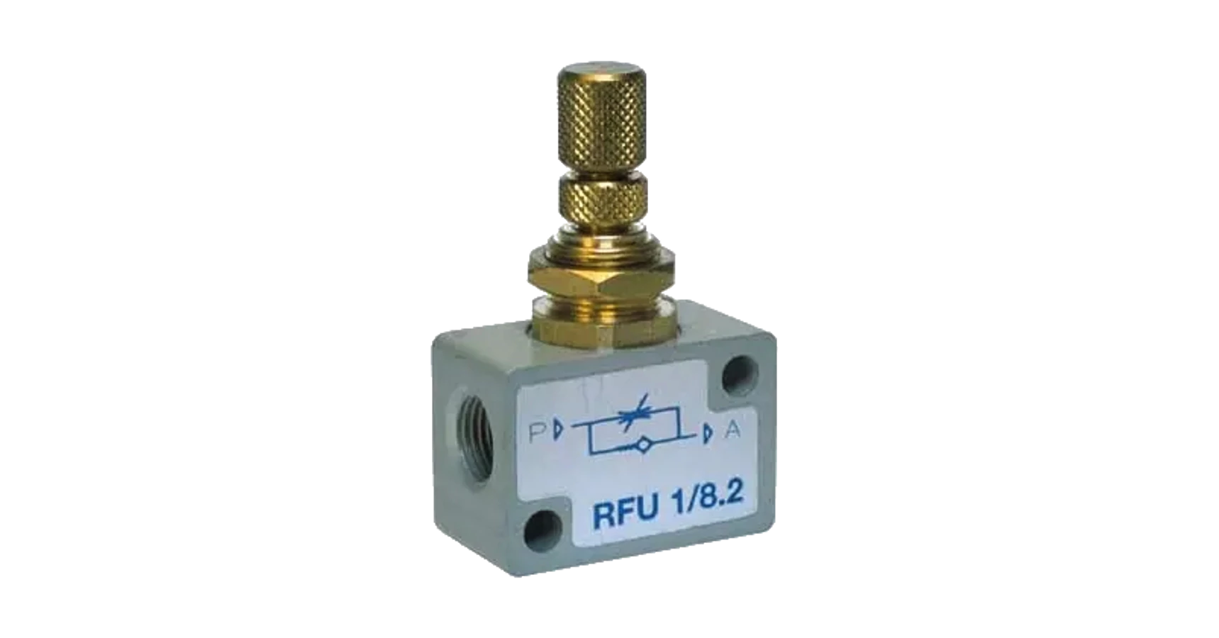 Ventil prigušni nepovratni RFU - Priključci